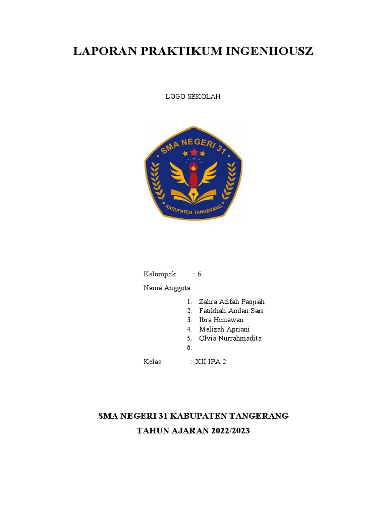 Format Laporan Praktikum Biologi | PDF