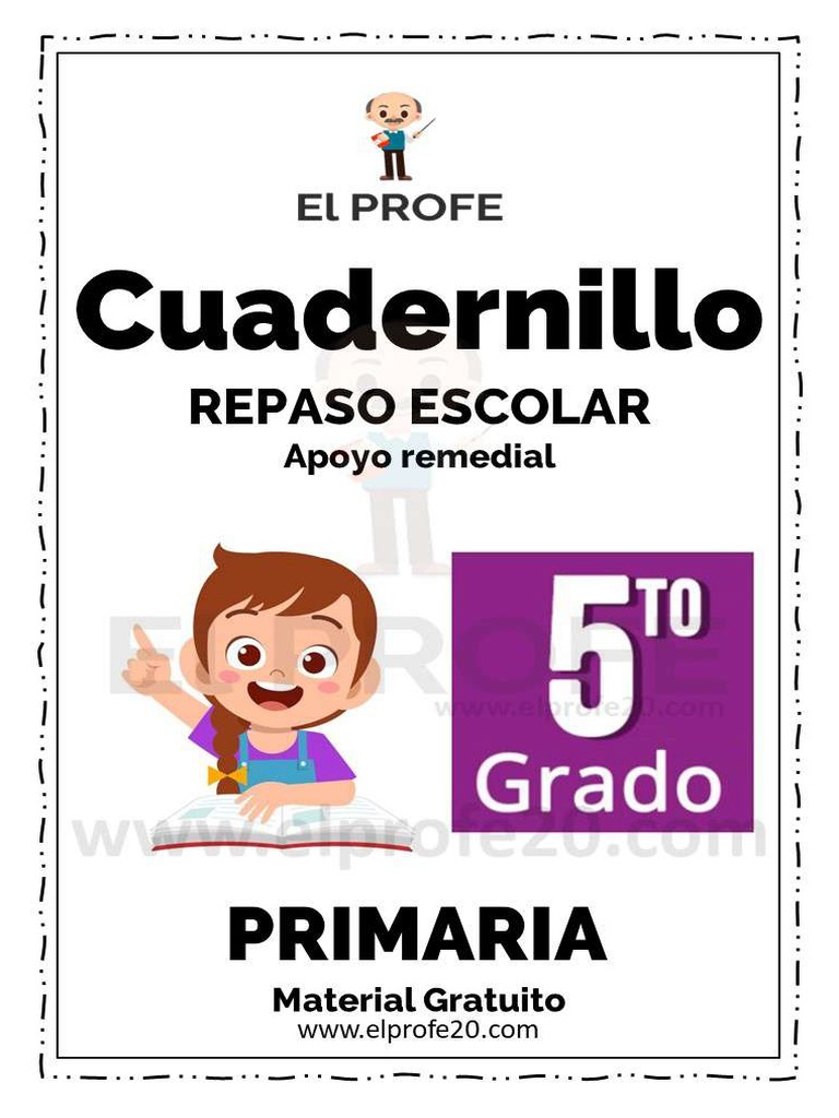 Cuadernillo Repaso Escolar Quinto Grado | PDF | Don Quijote ...
