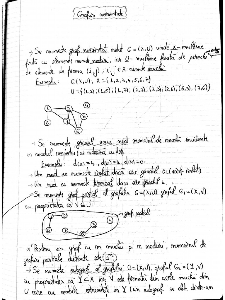 Grafuri Neorientate Teorie 1 | PDF