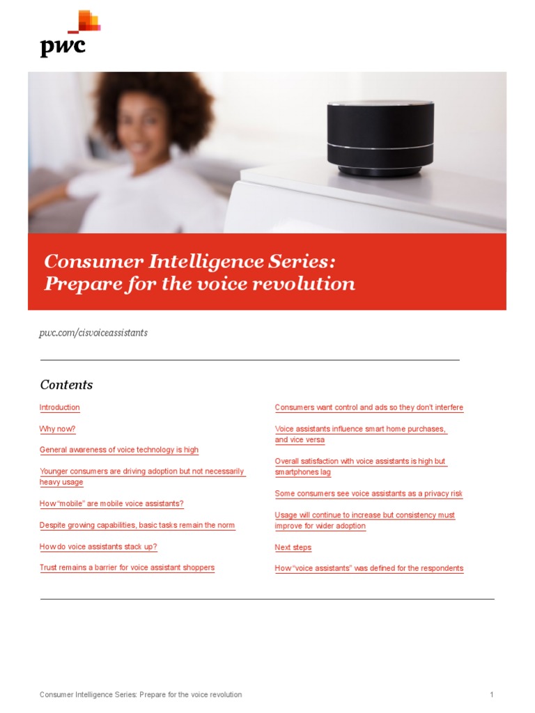 PWC Voice Assistants | PDF