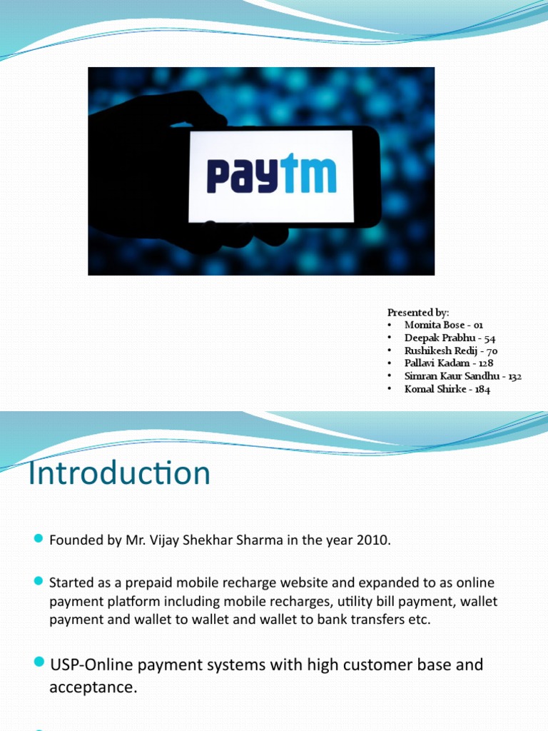 CIMT Assignment - Paytm | PDF | Credit Card | Money