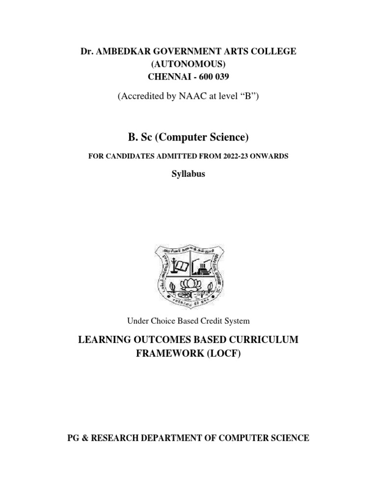 B.SC Computer Science Compressed | PDF