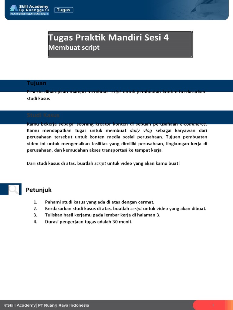 TPM 4 Membuat Script - (Dewi Astuti) | PDF