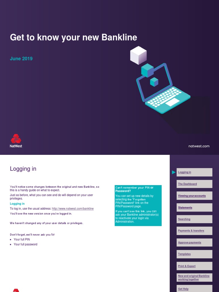 New Bankline Login Guide | PDF | Payments | Login