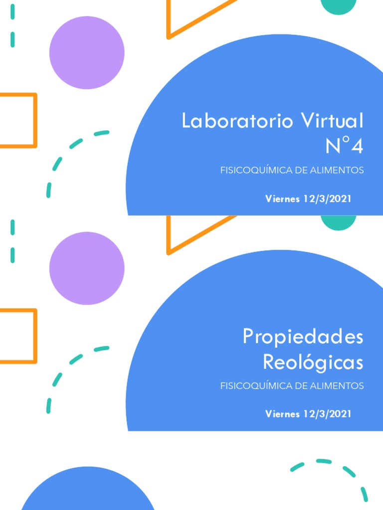 5-LAB.4 Propiedades Reológicas | PDF | Viscosidad | Reología 5-LAB.4 Propiedades Reológicas | PDF | Viscosidad | Reología