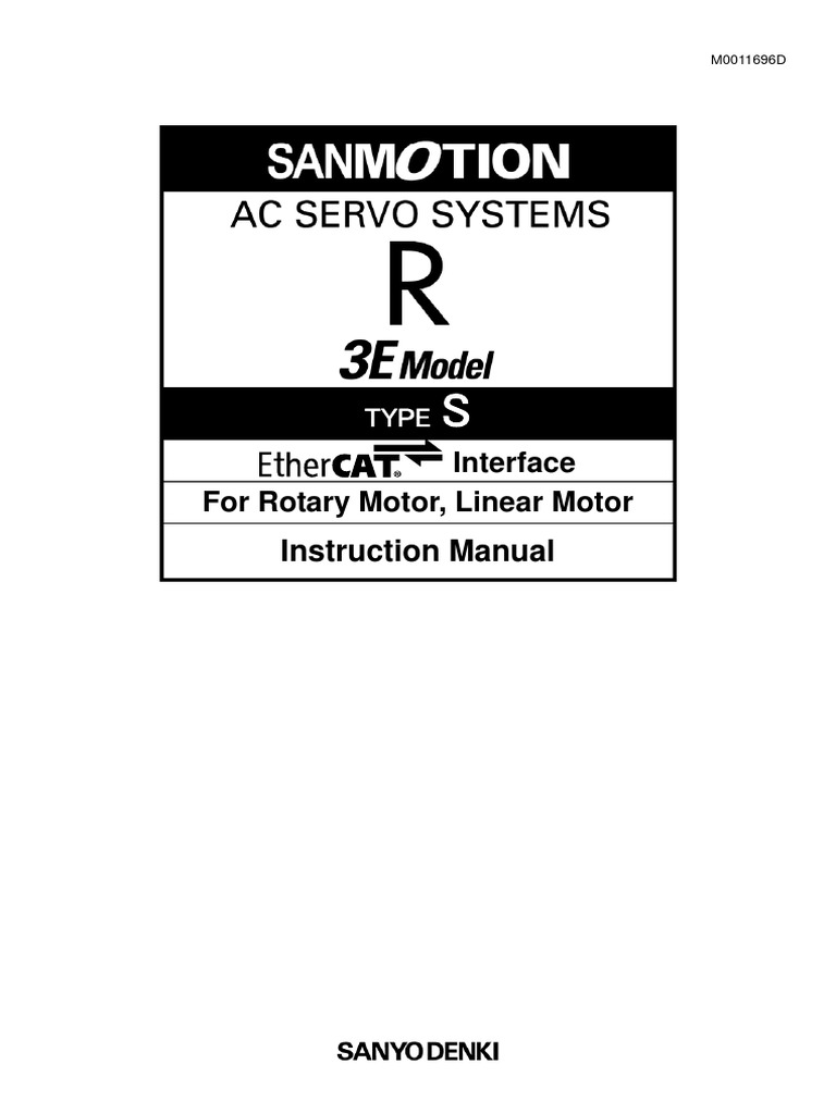 m0011696 D Rs3 Ethercat Main | PDF | Electric Motor | Electrical Wiring