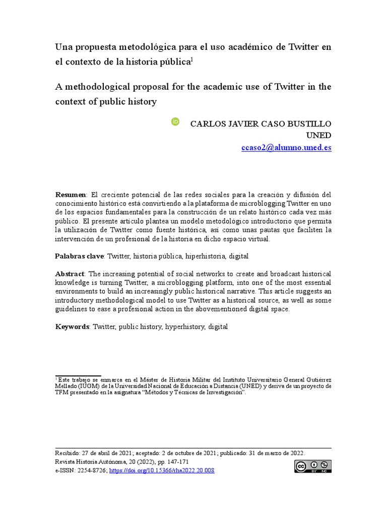 Caso Bustillo Twitter Historia Pública | PDF | Política | Ciencias sociales