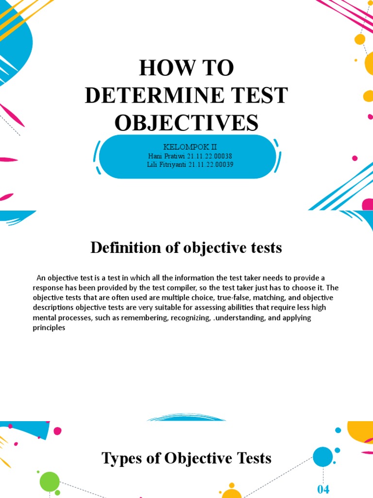 How To Determine Objective Test | PDF | Multiple Choice | Mental Processes