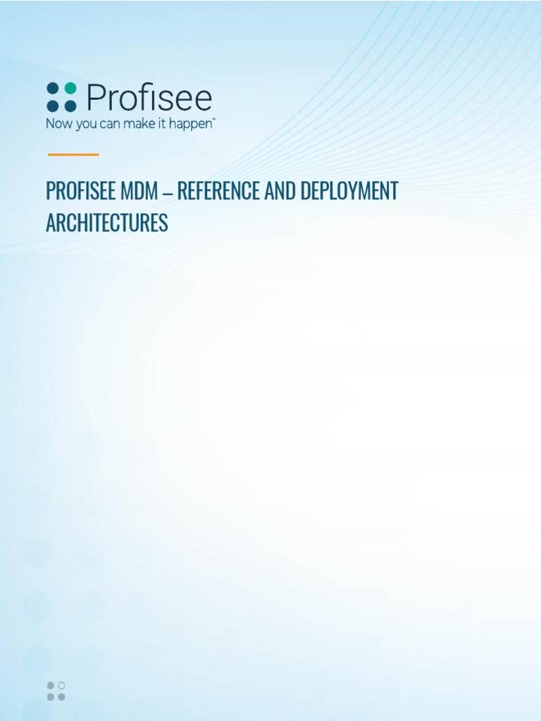 Profisee MDM - Reference Architecture | PDF | Microsoft Azure ...