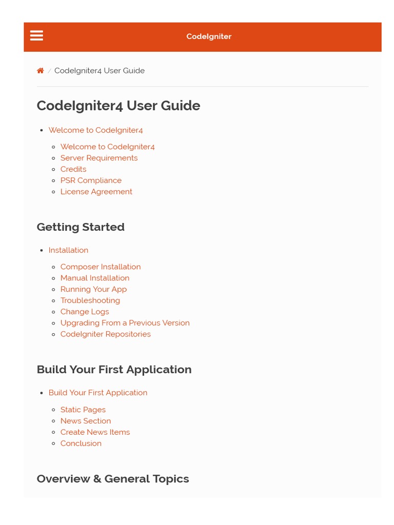Codeigniter4 Github Io Userguide | PDF | Databases | Internet