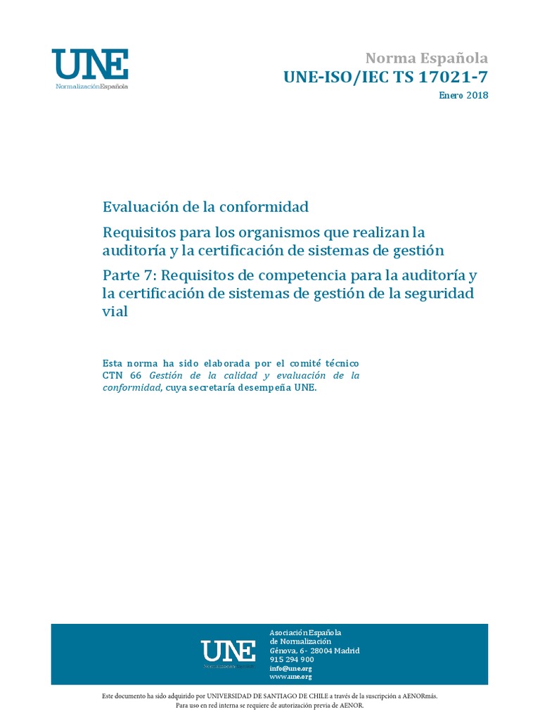 Une en Iso Iec 17021-7 | PDF