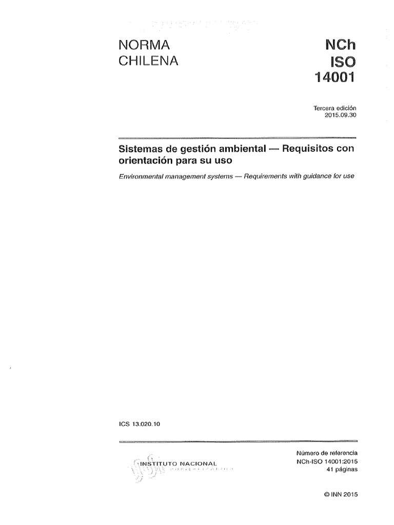Iso 14001-2015 | PDF