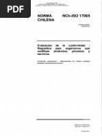 NCH ISO - Iec 17025 2017 Vigente | PDF