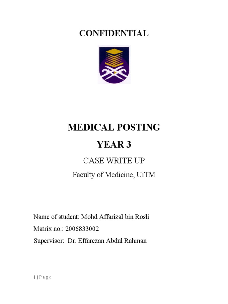 Case Write Up Medicine | PDF | Myocardial Infarction | Medicine