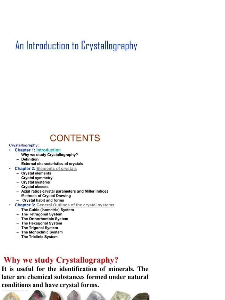 Crystallography | PDF