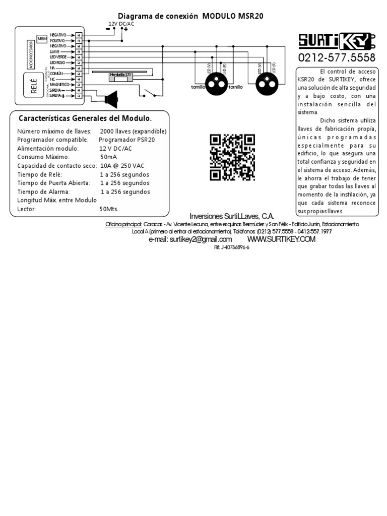 Diagramas-de-conexion-Modulo-MSR20-1 | PDF