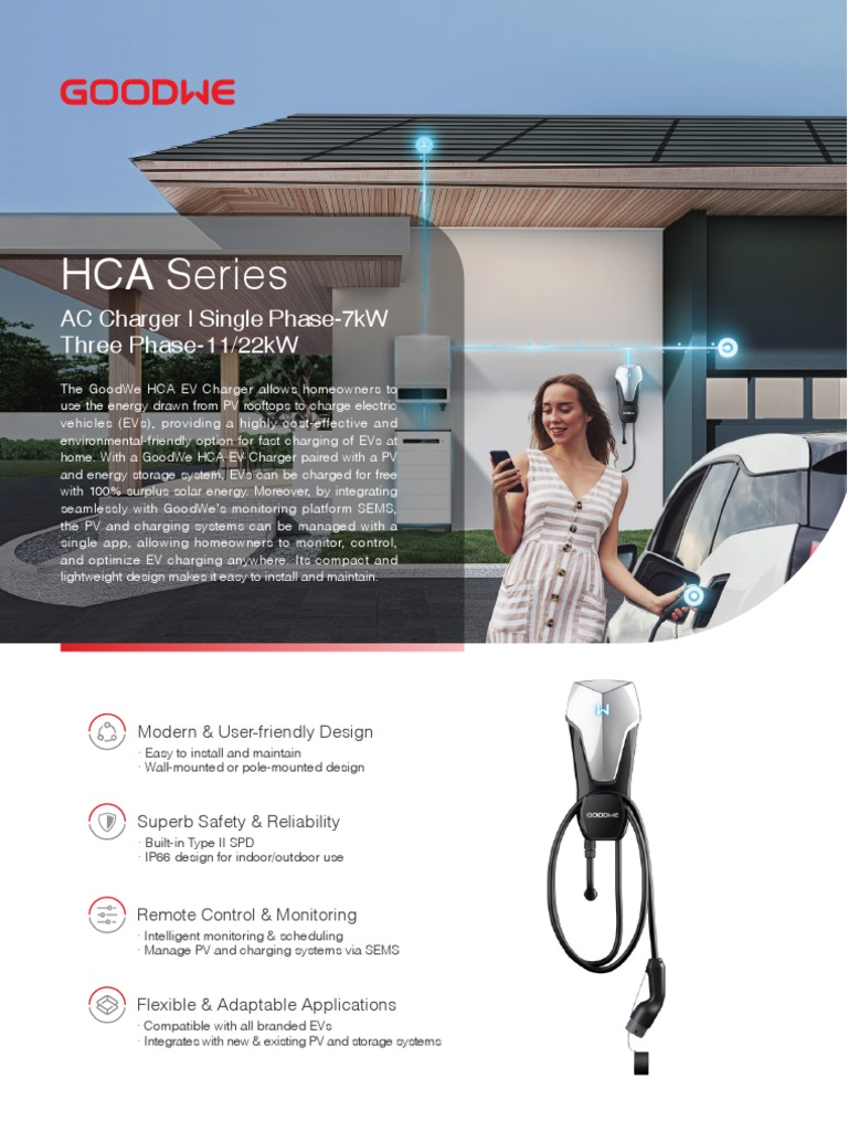 GW - HCA Series EV Charger - Datasheet-EN | PDF