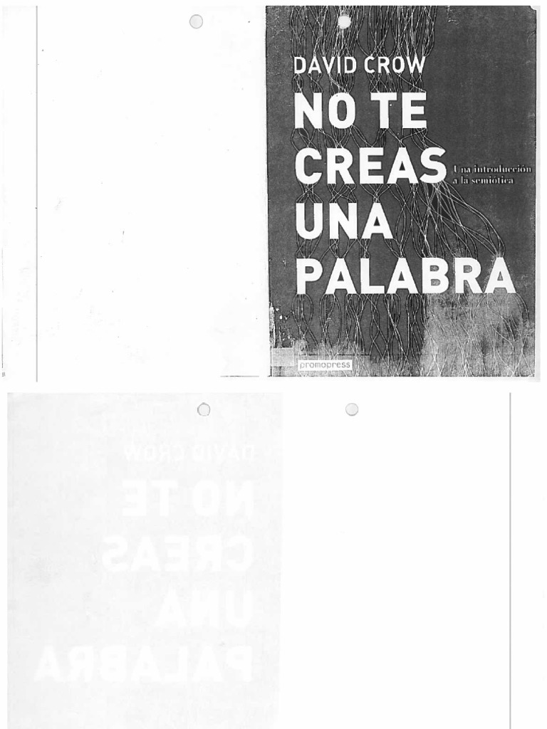 No Te Creas Una Palabra - David Crow | PDF