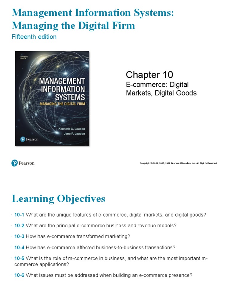 Laudon Mis15 PPT Ch10 | PDF | E Commerce | Popular Culture & Media Studies