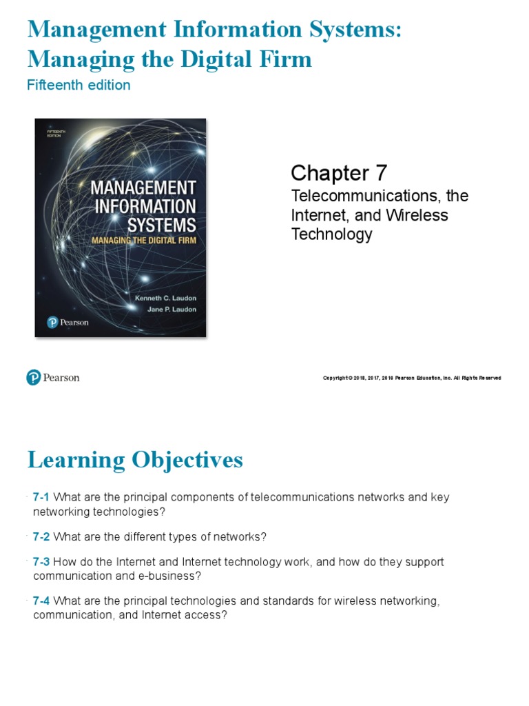 Laudon Mis15 PPT Ch07 | PDF | Computer Network | Internet