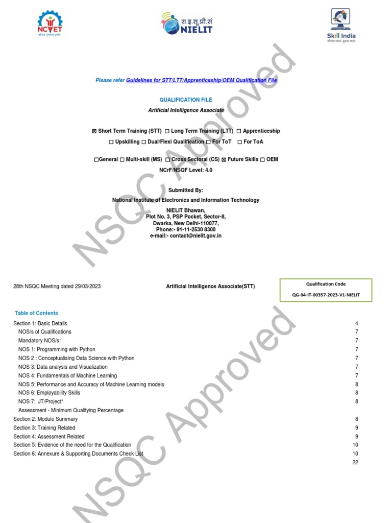 QF - Artificial Intelligence Associate | PDF | Machine Learning | Artificial Intelligence