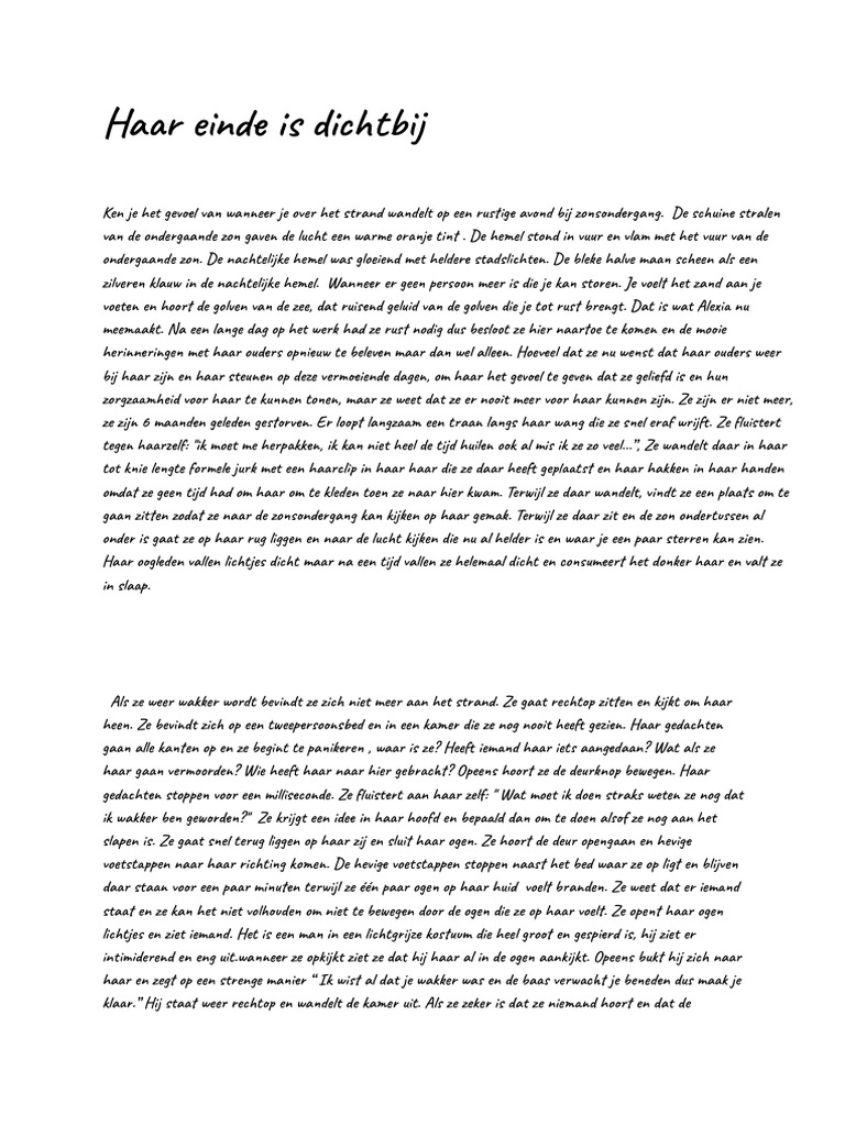 Creatief Verhaal | PDF