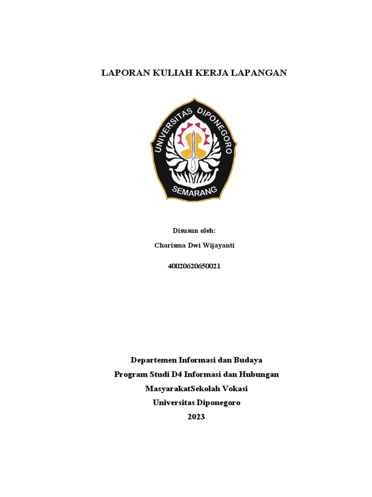 Laporan KKL | PDF