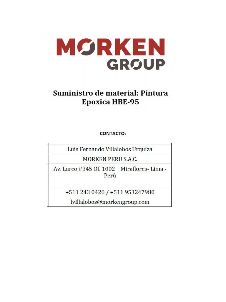 Representante HBE 95 | PDF