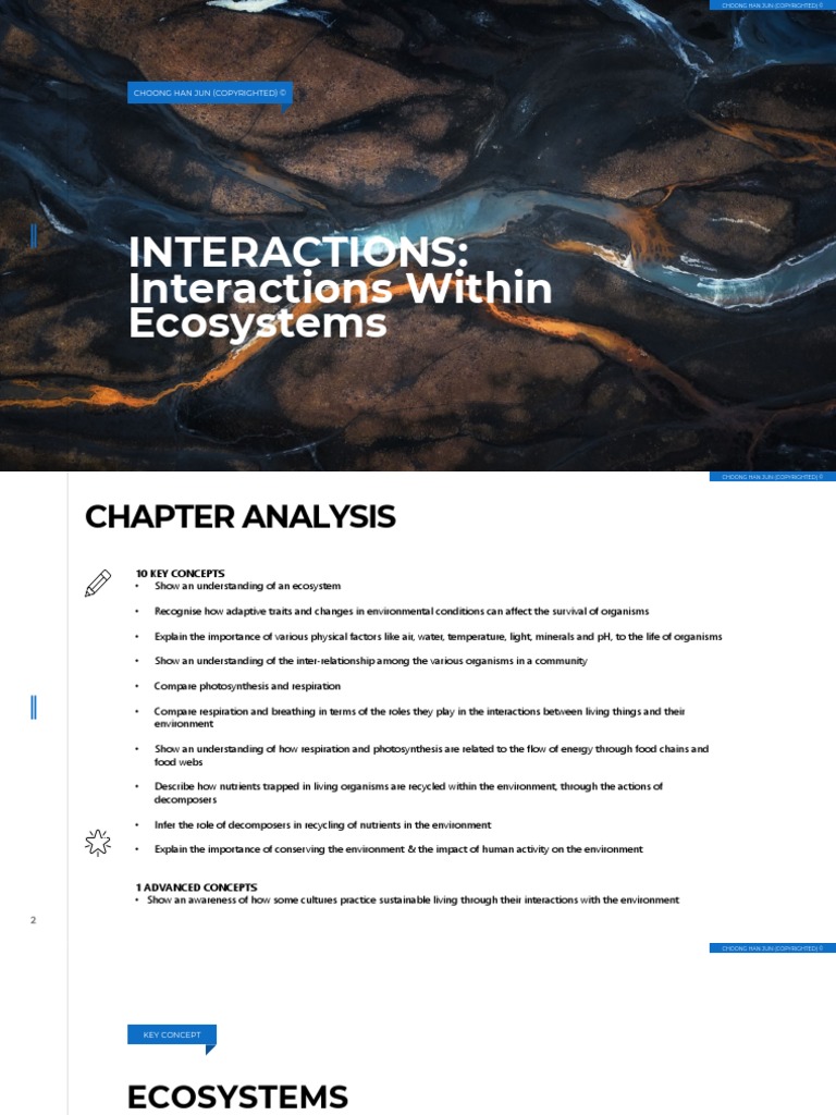 (SCI) Chapter 19 - Interactions Within Ecosystems | PDF