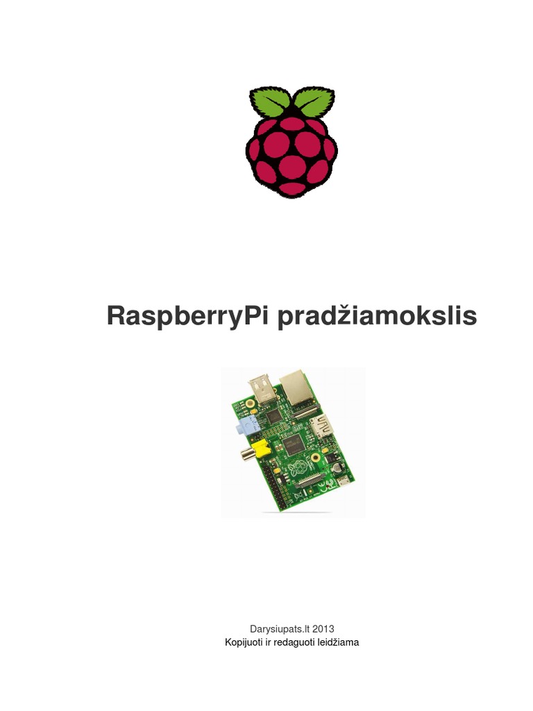 Raspberrypi Pradziamokslis | PDF