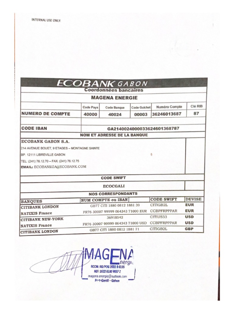Ecobank Gabon | PDF