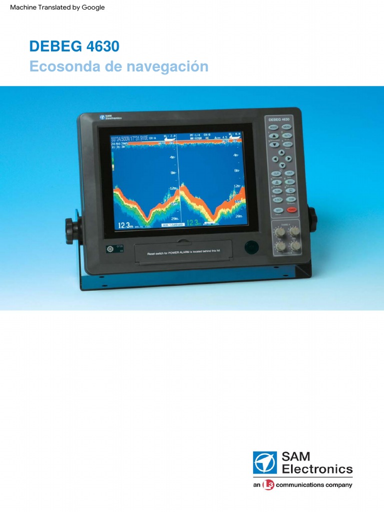 DEBEG 4630 Navigation Echosounder - GUIA RAPIDA (ESPAÑOL) | PDF
