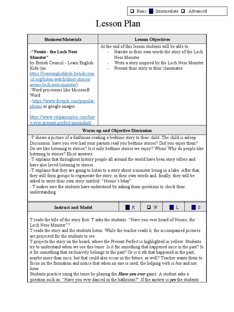 Georgia Angelidou My-Lesson-Plan-Reading Writing Grammar Technology ...
