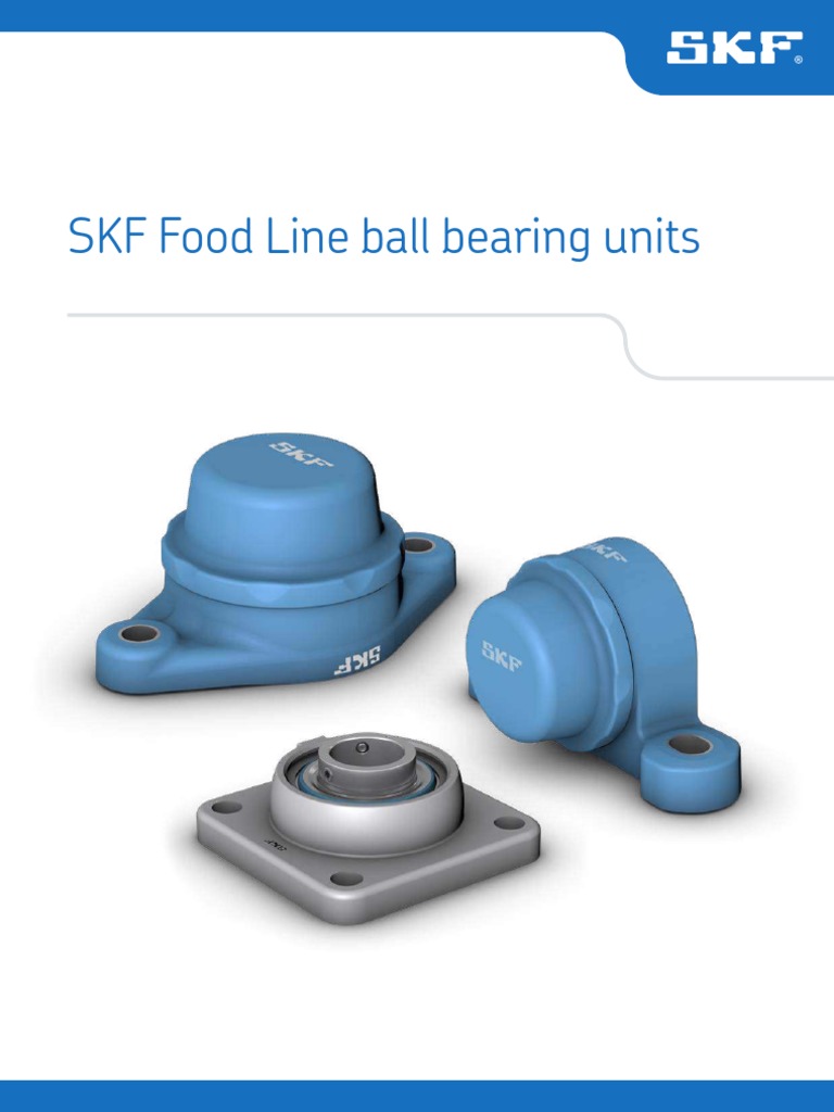 SKF Food Line Ball Bearing Units - 18157 EN | PDF