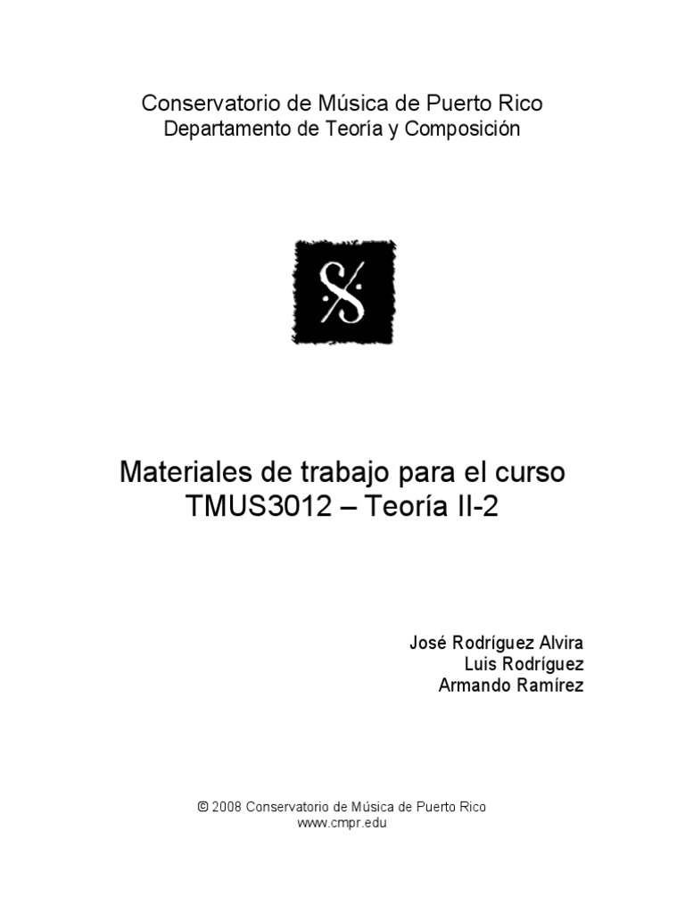 Teoria General de La Musica | PDF | Escala (música) | Acorde (Música)