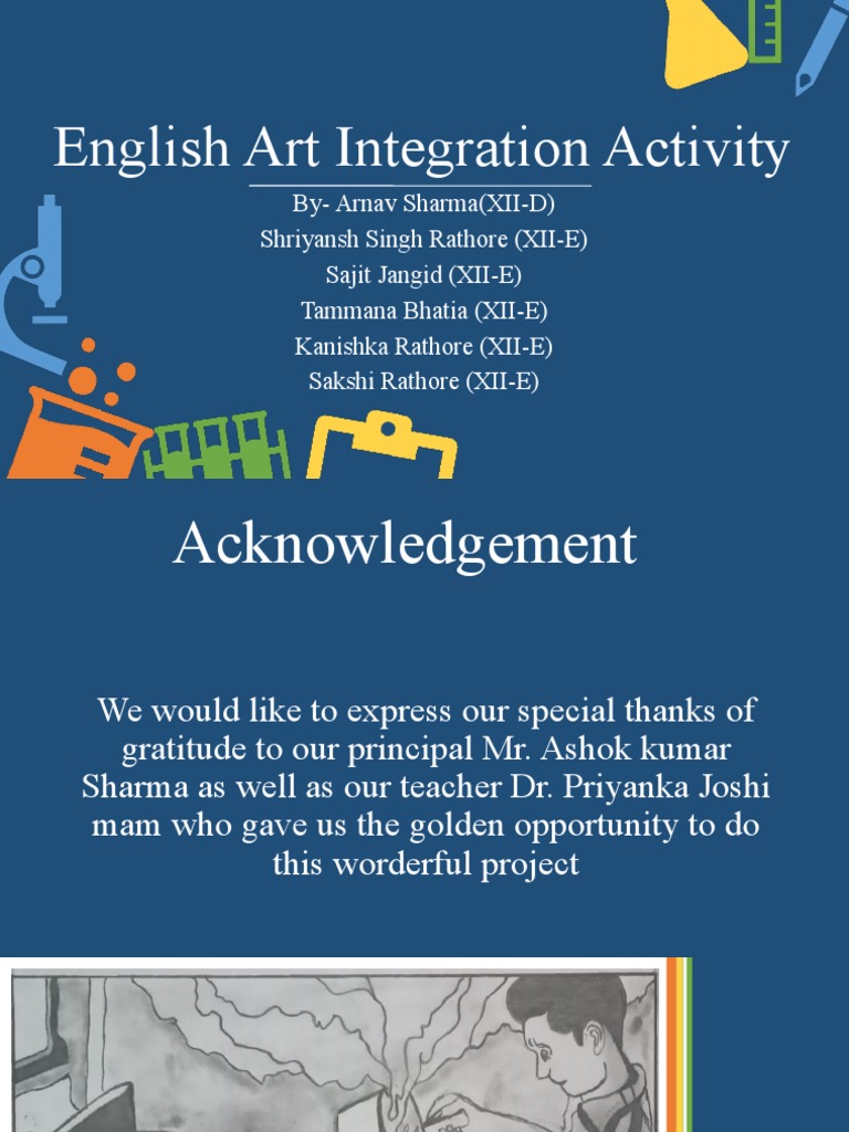 English Art Integration Activity | PDF