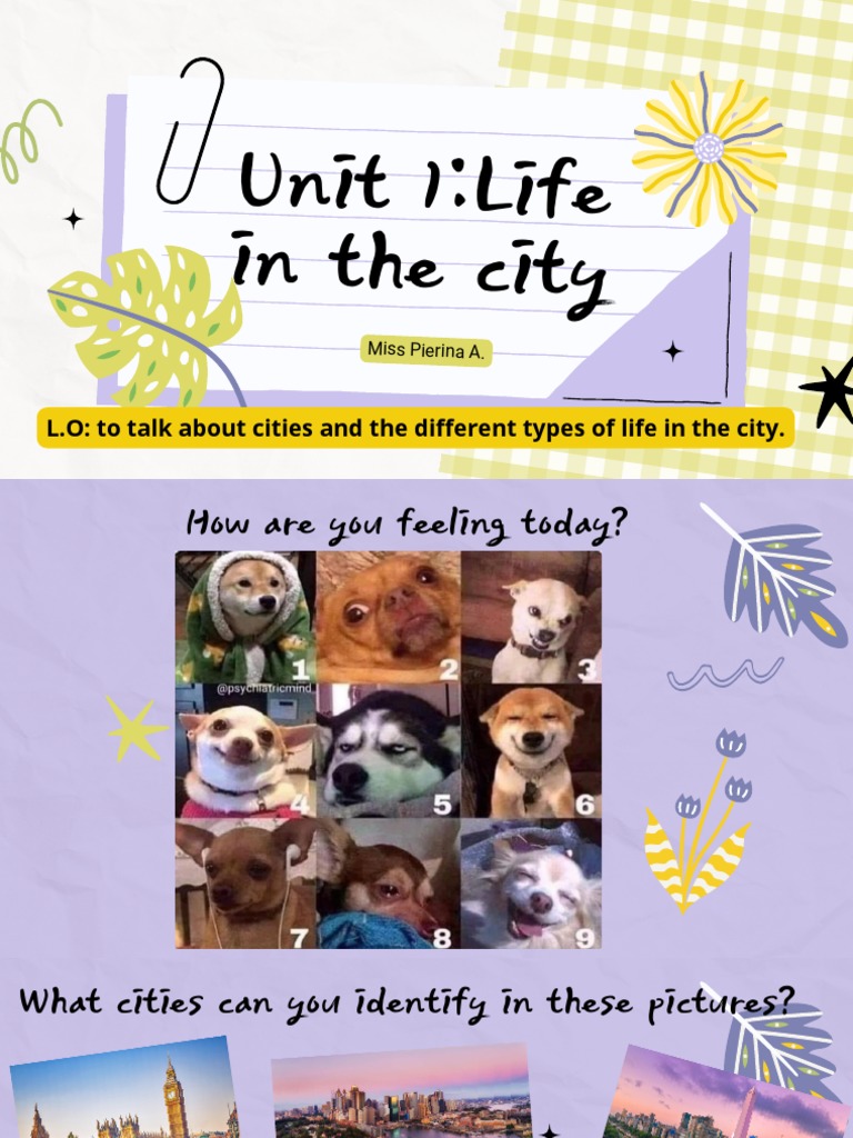 Unit 1 - Life in The City | PDF | Linguistics | Language Mechanics