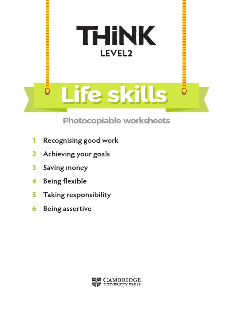 Think Level 2 Life Skills | PDF