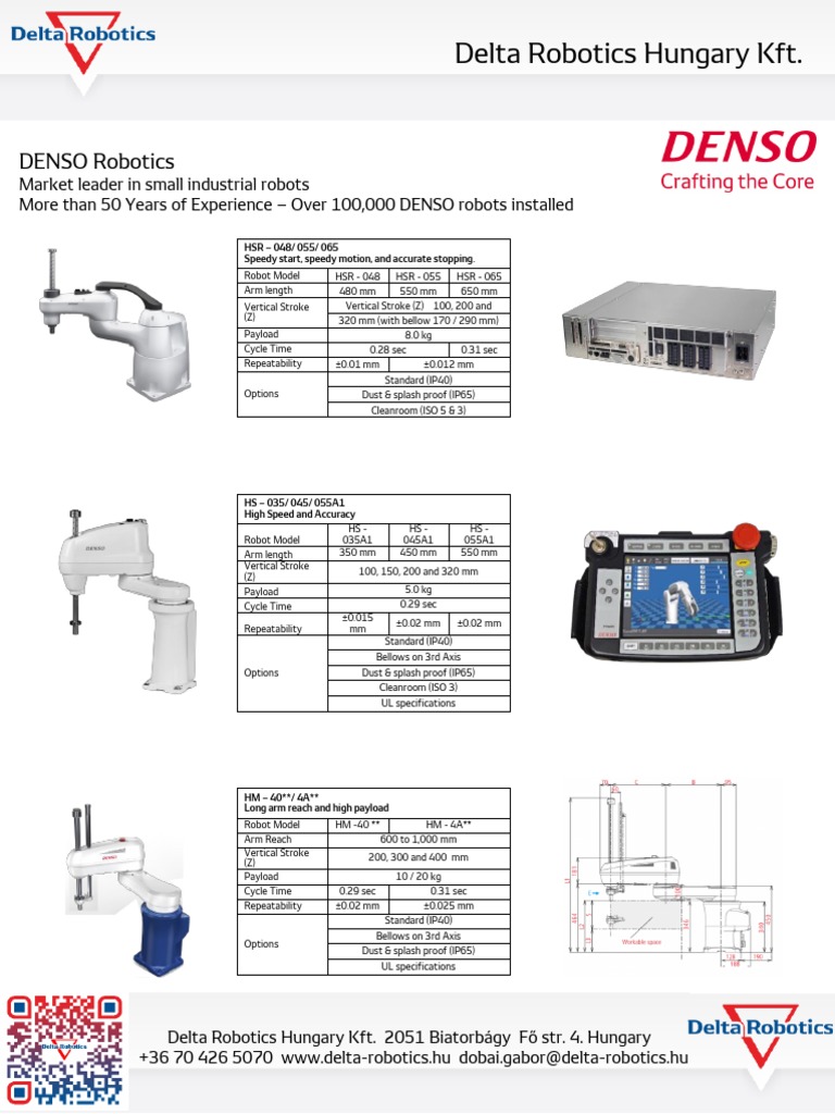 Denso A | PDF | Automation | Applied And Interdisciplinary Physics