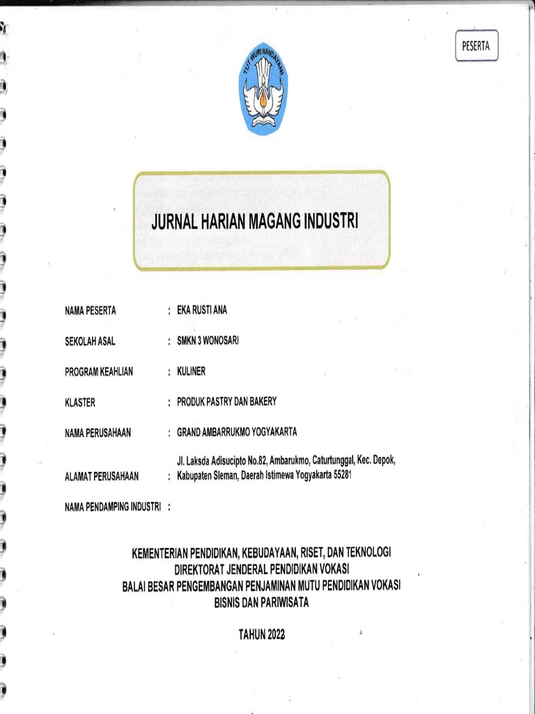 Jurnal Harian - Eka - 20230809 - 0001 | PDF