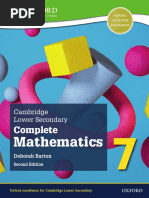 Cambridge Lower Secondary Mathematics Workbook 8 9781108746403book-7-8 ...