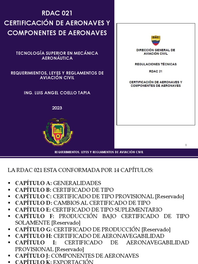 1 Rdac 021 | PDF | Aeronave | Transporte