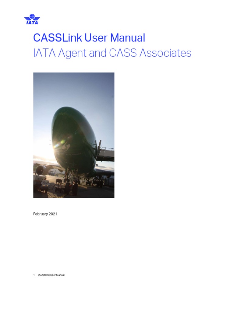 Casslink Export User Manual Agent | PDF