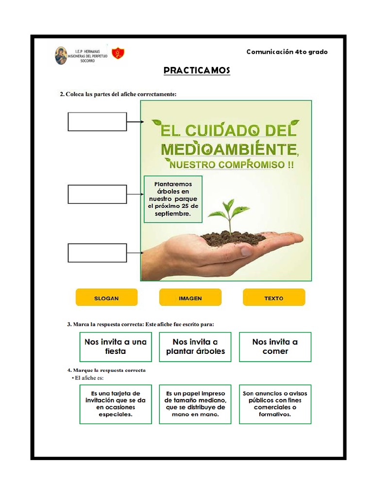 Afiche 4to Grado | PDF