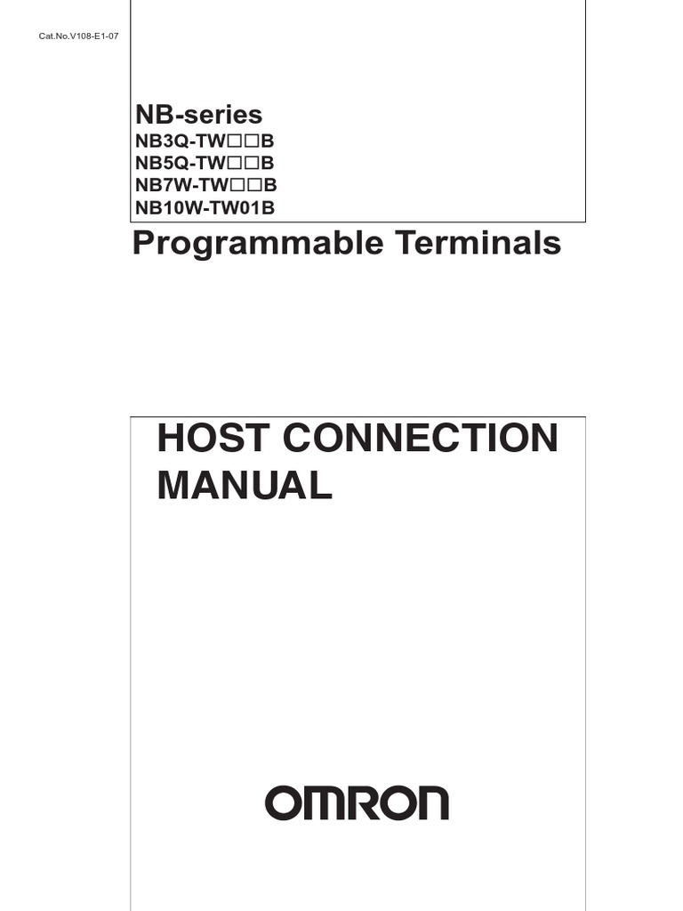 NB HMI Comm Protocols | PDF | Programmable Logic Controller | Power Supply