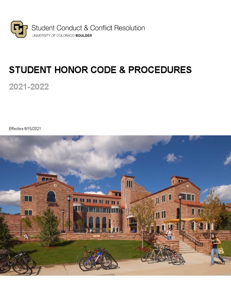2021-2022 Honor Code and Procedures - 08.13.21 0 | PDF | Burden Of ...