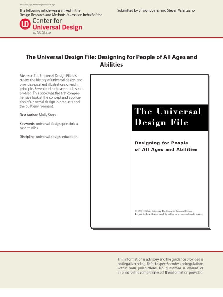 Center For Universal Design | PDF