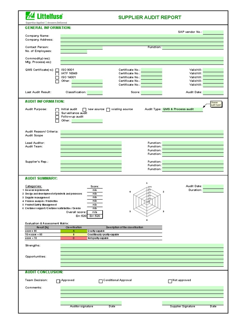 Supplier Audit Checklist | PDF | Audit | Quality Management System