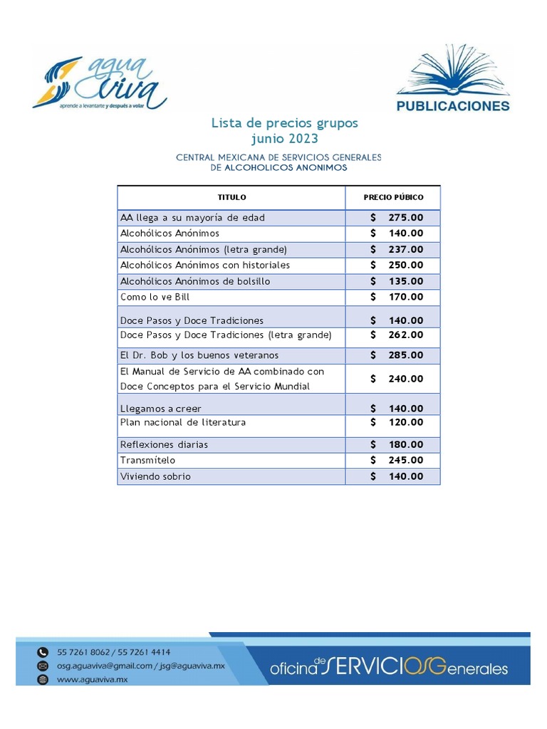 Precio Literatura | PDF