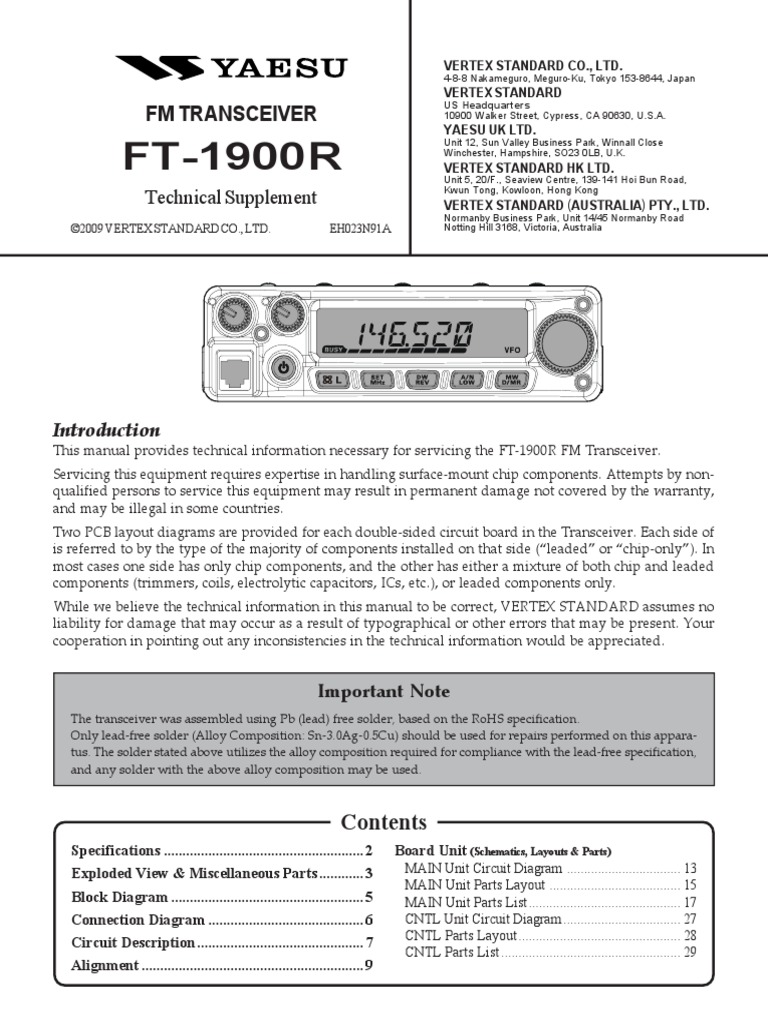 FT 1900R Serv | PDF